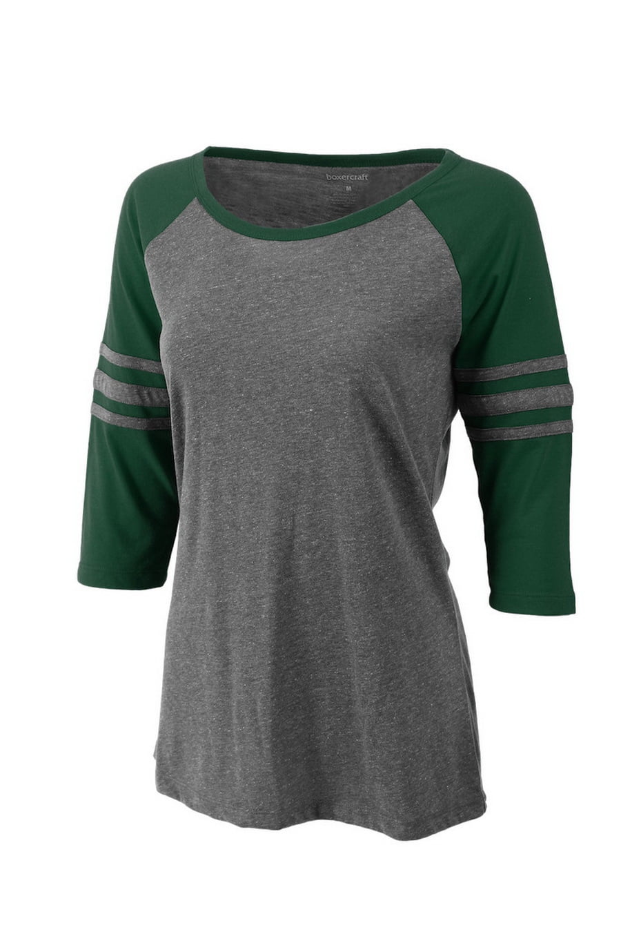 Boxercraft ZT91 Ladies 3/4 Sleeve Raglan-Hunter-M - Walmart.com