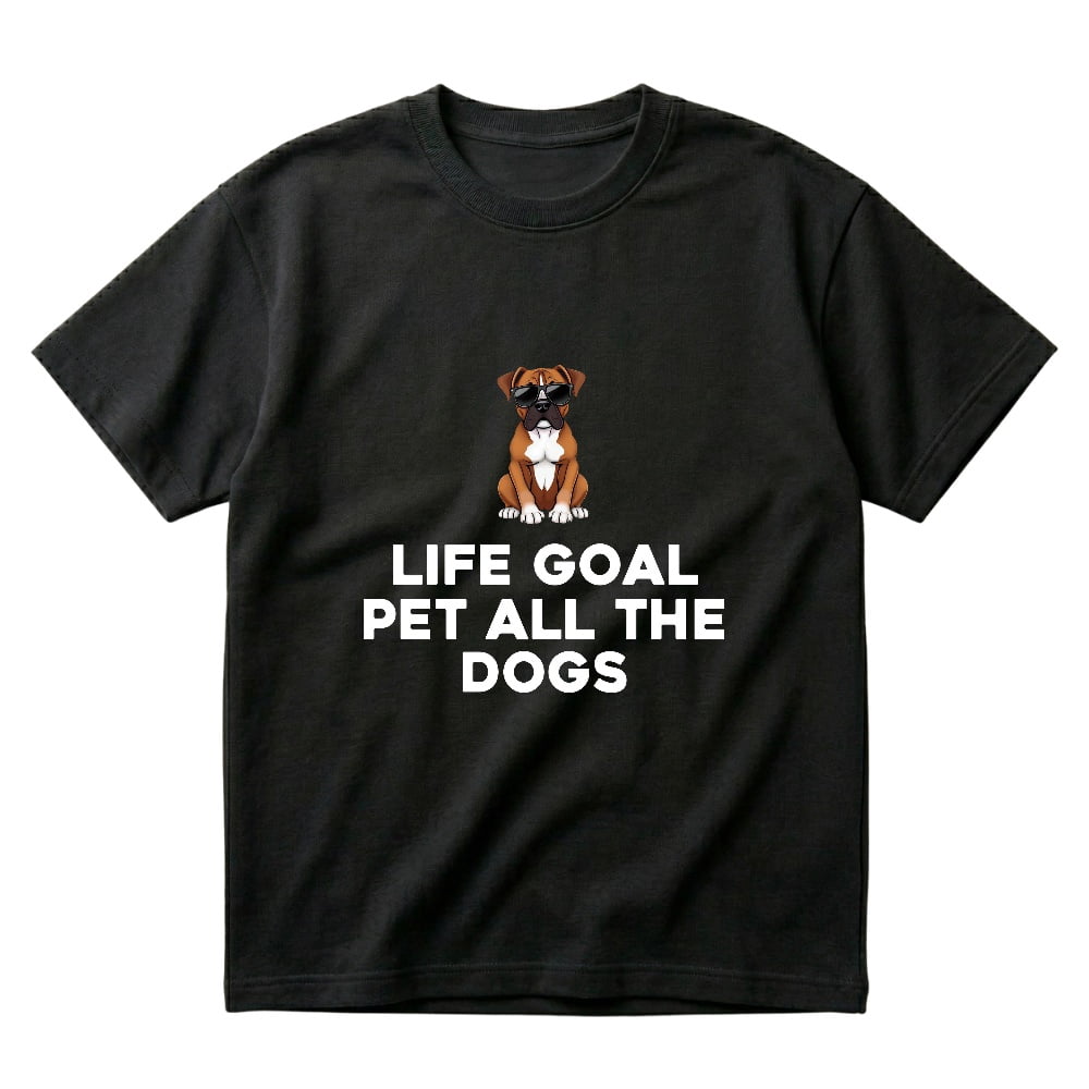 Boxers Make Me Happy Funny Boxer Dog Lover T-Shirts - Walmart.com