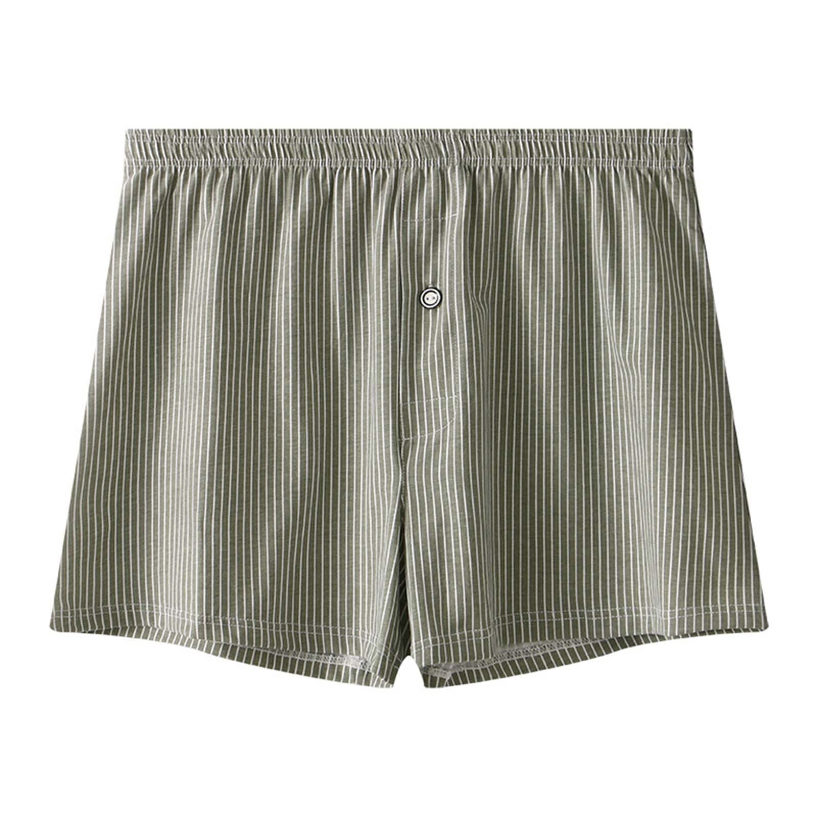 Boxers Shorts for Women Elastic Waist Striped Cute Comfy Sleepwear ...