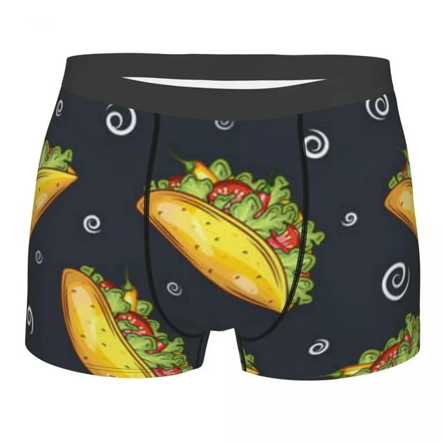 Boxershorts Men Comforable Panties Set Mexican Tacos Underwear Man ...