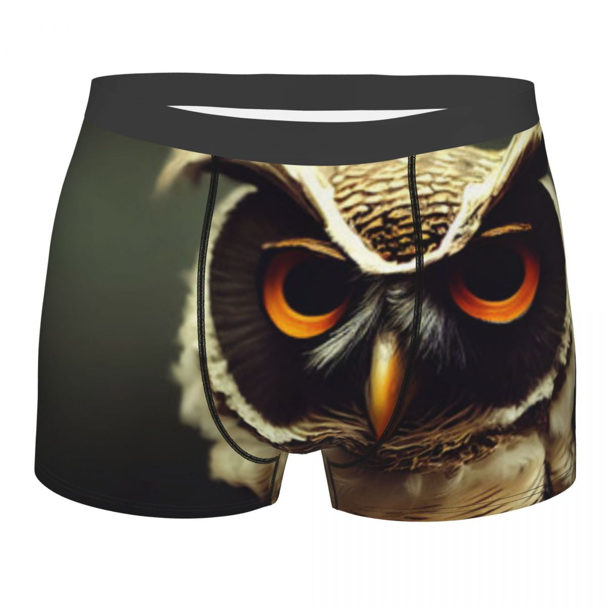 Boxershorts Men Comforable Panties Set Owl Staring Underwear Man Boxer ...
