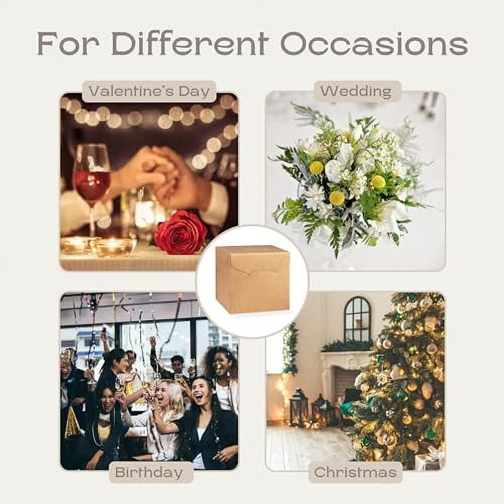 Boxes Craftory Pack of 10 Gift Boxes for Presents (7.87 x 7.87 x 7.08 ...