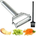 Boxgear Stainless Steel Dual Blade Vegetable Peeler - Commercial Grade ...