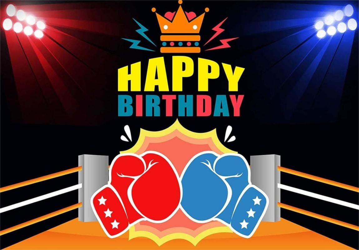 Boxing Backdrop Photography Boxing Ring Circle Prize Ring Arena ...