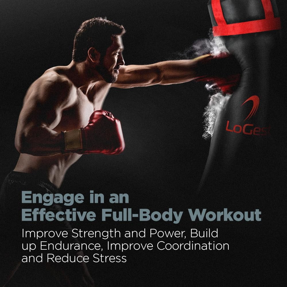 Boxing Bag - Unfilled Heavy Punching Bag for MMA, Karate, Judo ...