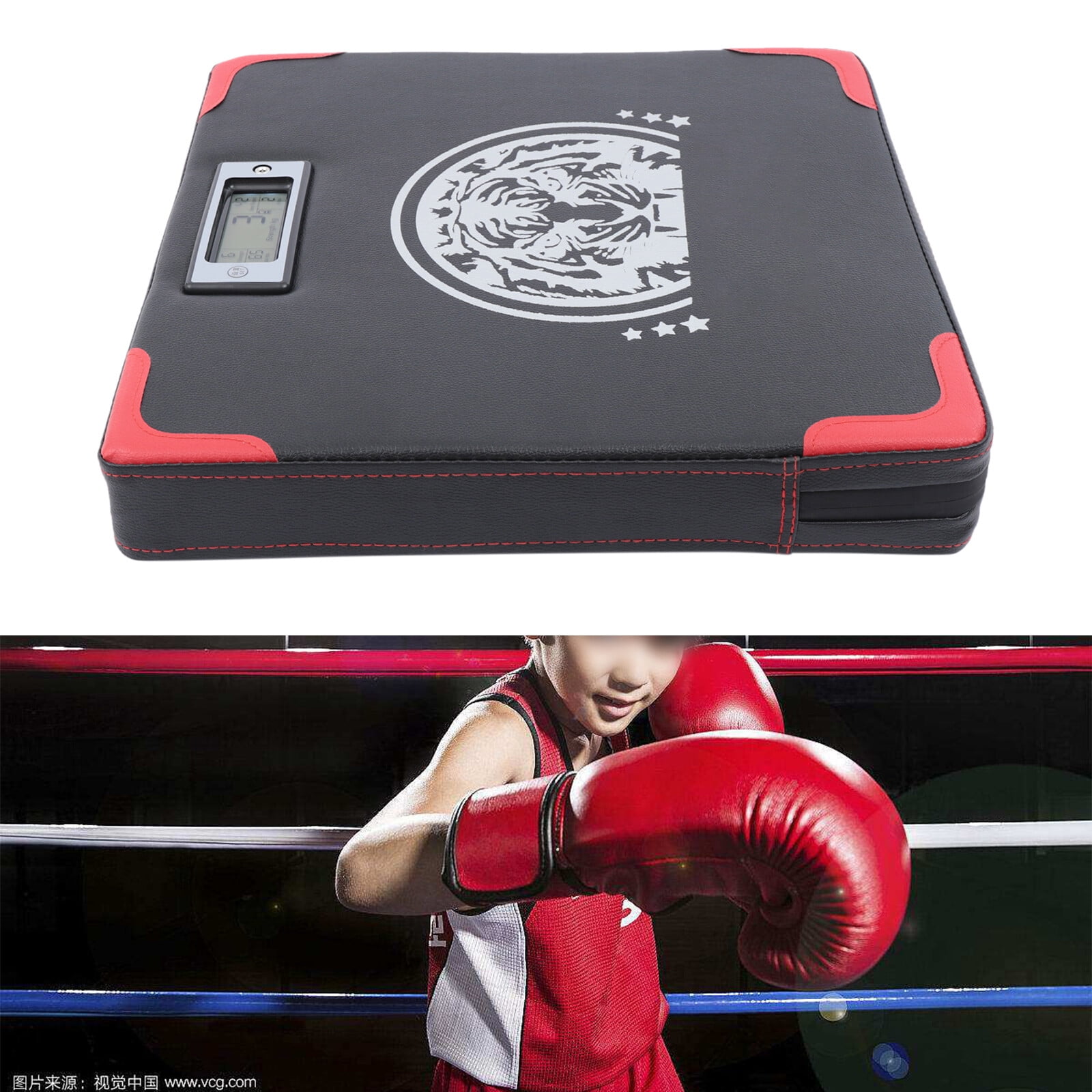 Boxing Bags Strength Tester Wall-Mounted Boxing Mat Showing Punch ...