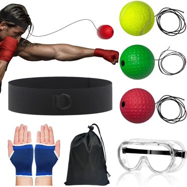 ILSZBKE Boxing Reflex Ball Set - Includes 4 Different Balls and 2 ...