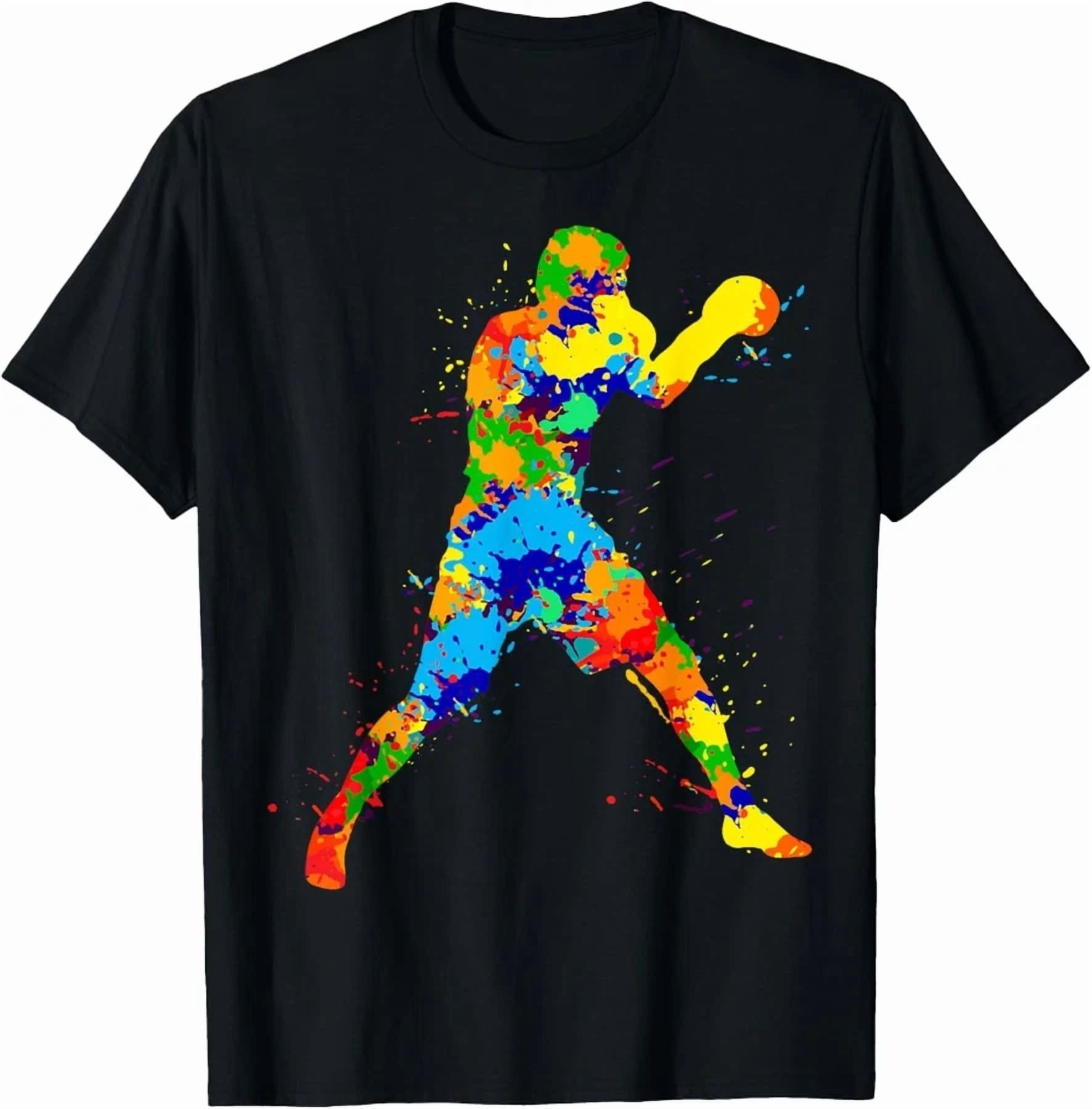 Boxing Boxer Athlete Fighter Combat Sports Training Graphic Print Shirt ...