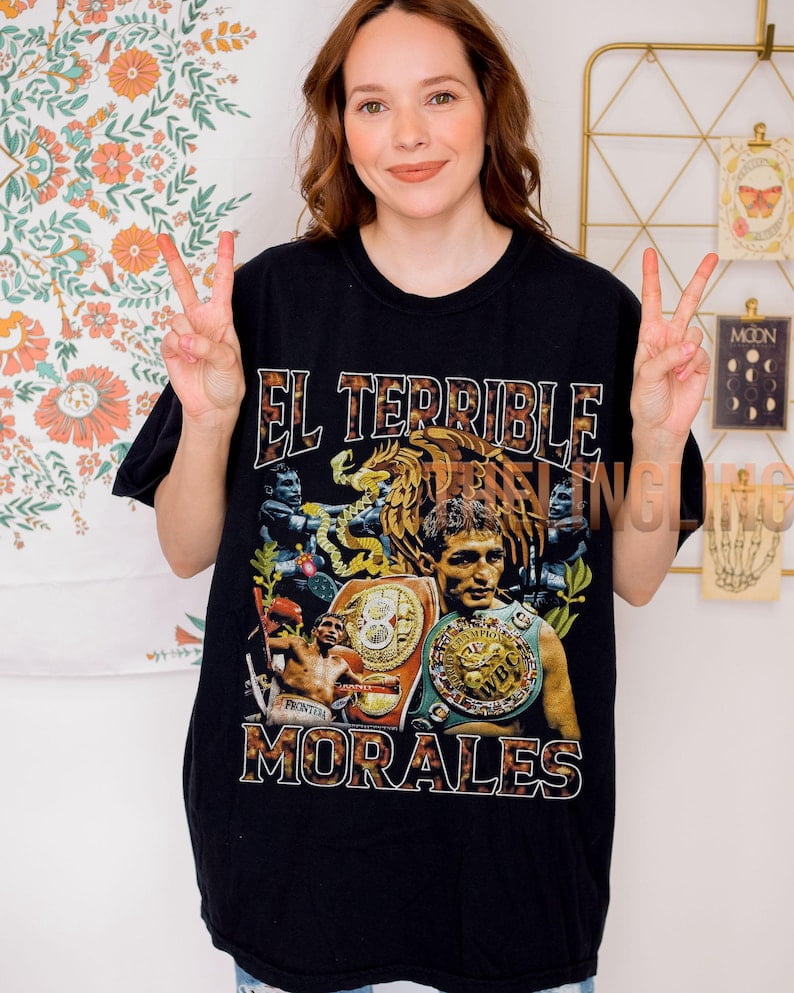 Boxing Champion El Terrible Morales Unisex Softstyle T-Shirt, Mexican ...