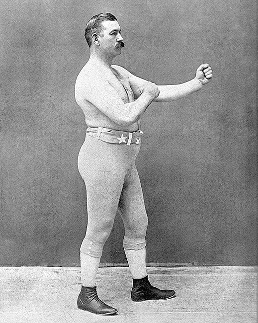Boxing Champion John L. Sullivan Boxer - 24x36 Inch Laminated Aviation ...