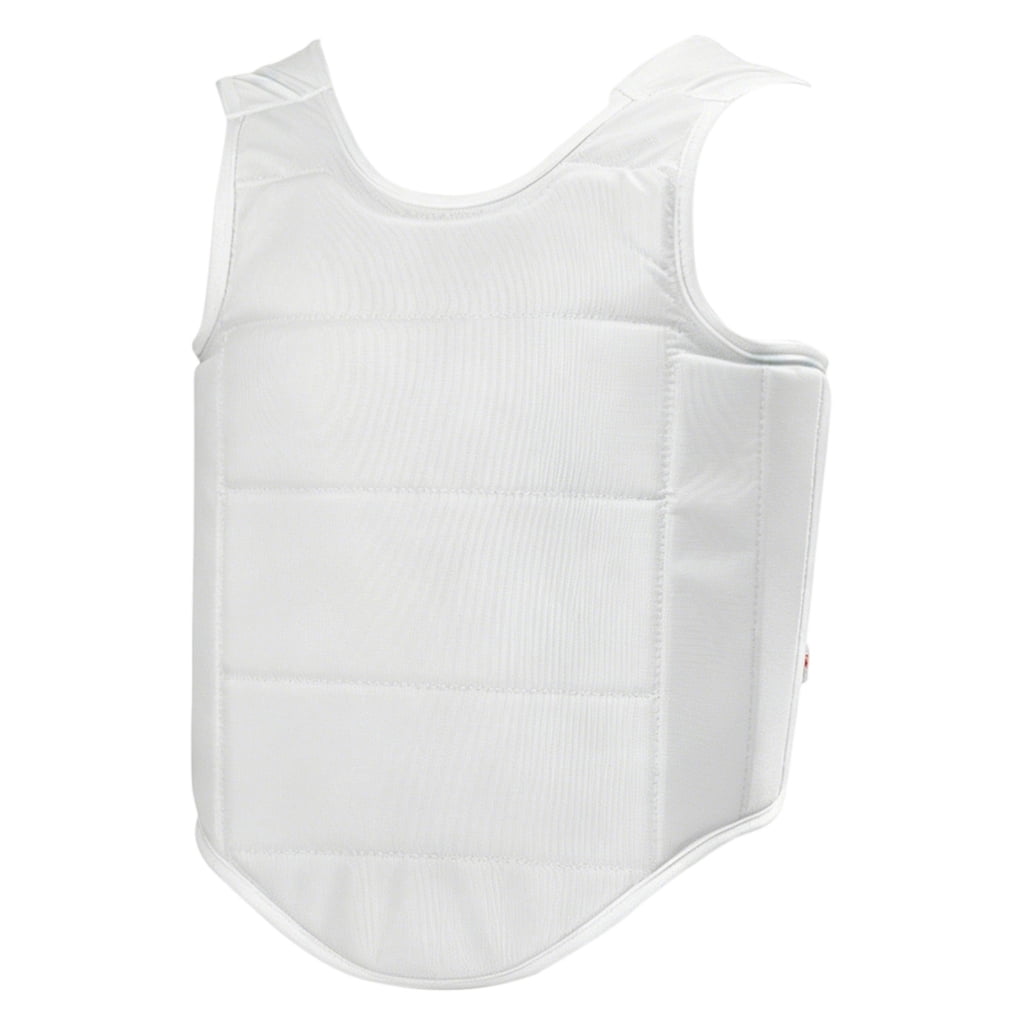 Boxing Chest Guard Breathable Karate Chest Protector Kickboxing Upper ...