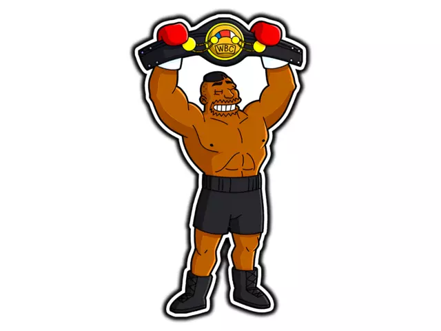 Boxing Drederick Tatum Waterproof Sticker Phone Decal Water Bottle ...