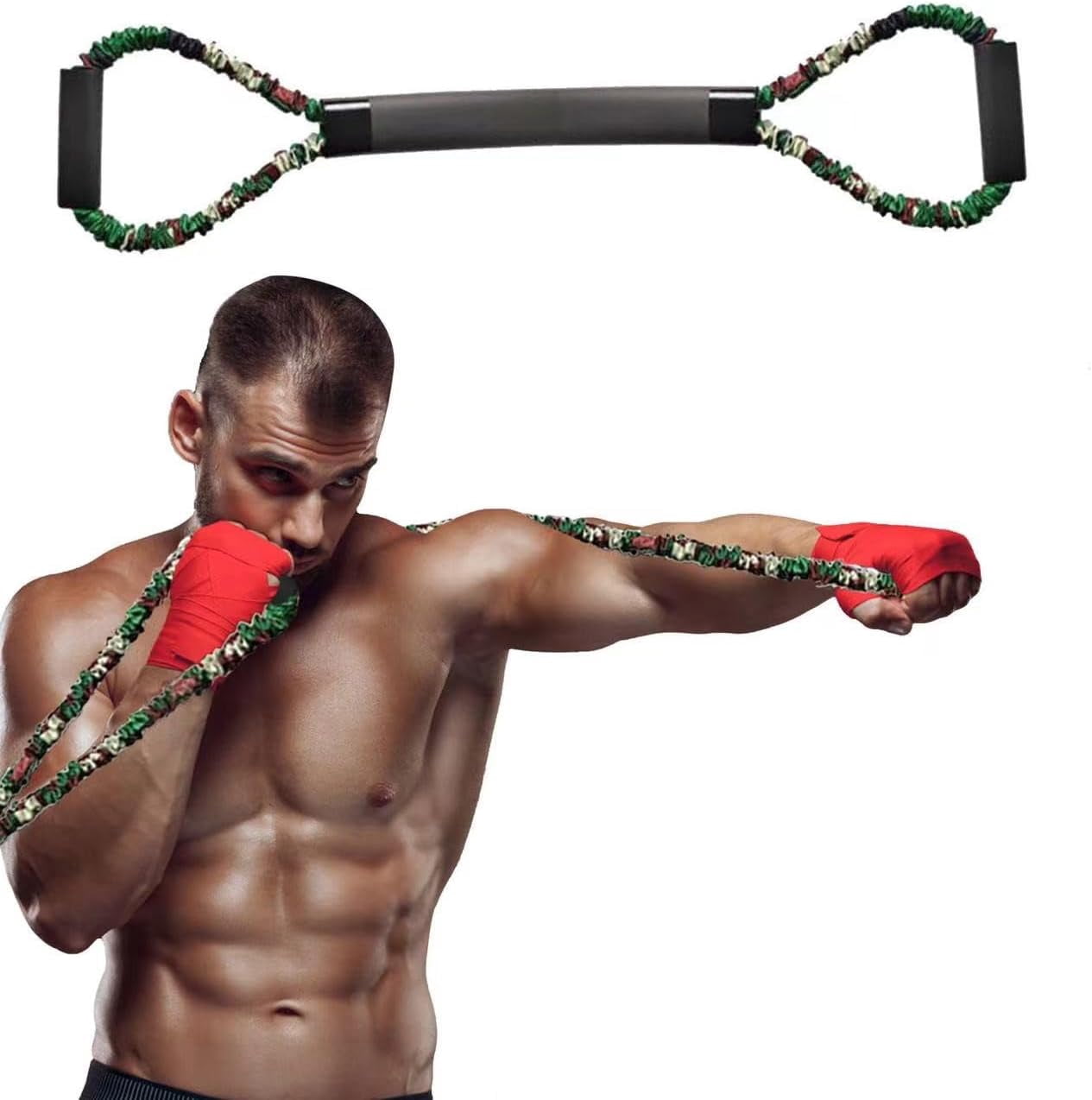 Boxing Equipment, Resistance Bands for Shadow Kicking Punching Exercise ...