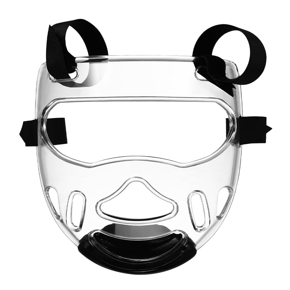 OUNONA Transparent Boxing Facial Guard, Tempered Plastic Face Protector ...