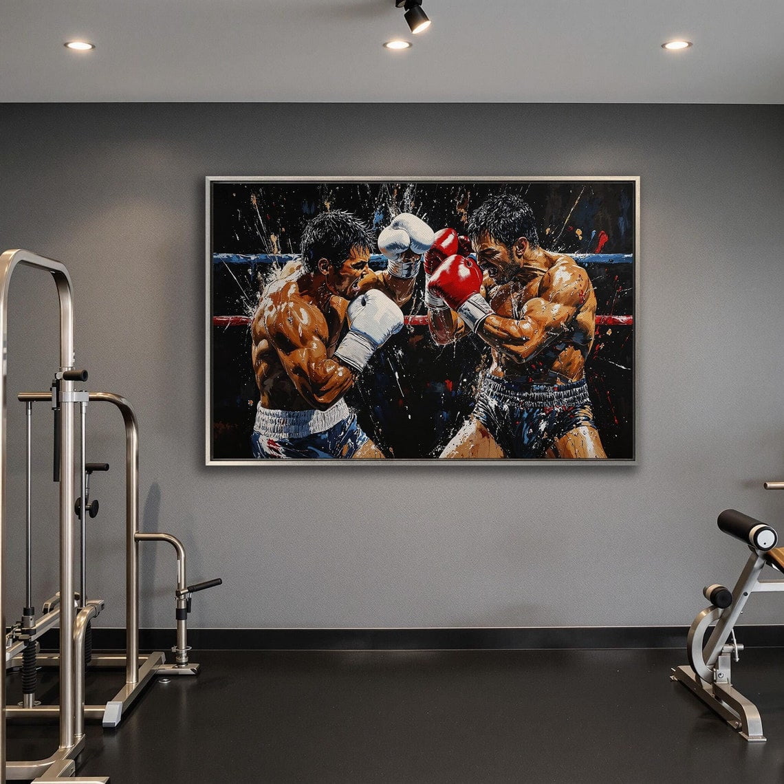 Boxing Fight Art Sports Action Poster, 24x36 UNFRAMED - Walmart.com