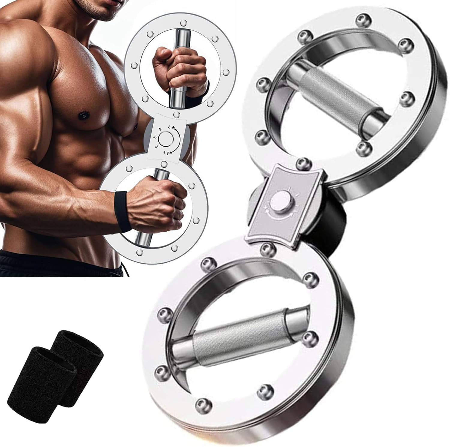 Boxing Forearm Trainer, 360 Spinning Rotator Burn Machine for Hand ...