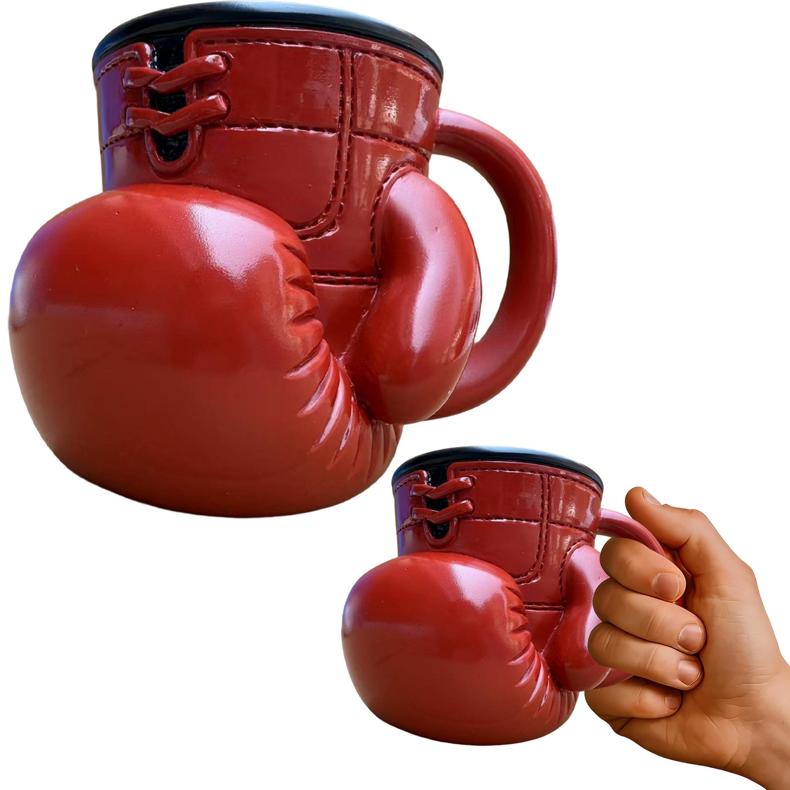 Boxing Glove Mug, 3D Novelty Coffee Cup for Sports Fans, Handmade ...