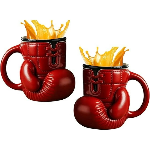 Boxing Glove Mug Boxing Cup 3D Red Boxing Glove Mug Coffee Cup Special ...