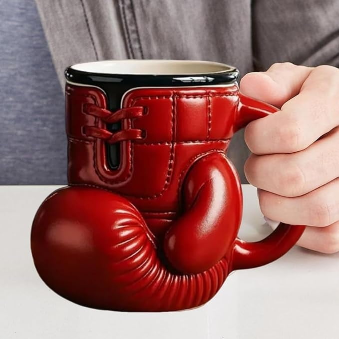 Boxing Glove Mug Creative Boxing Cup 3D Coffee Mug For Boxer Handmade ...