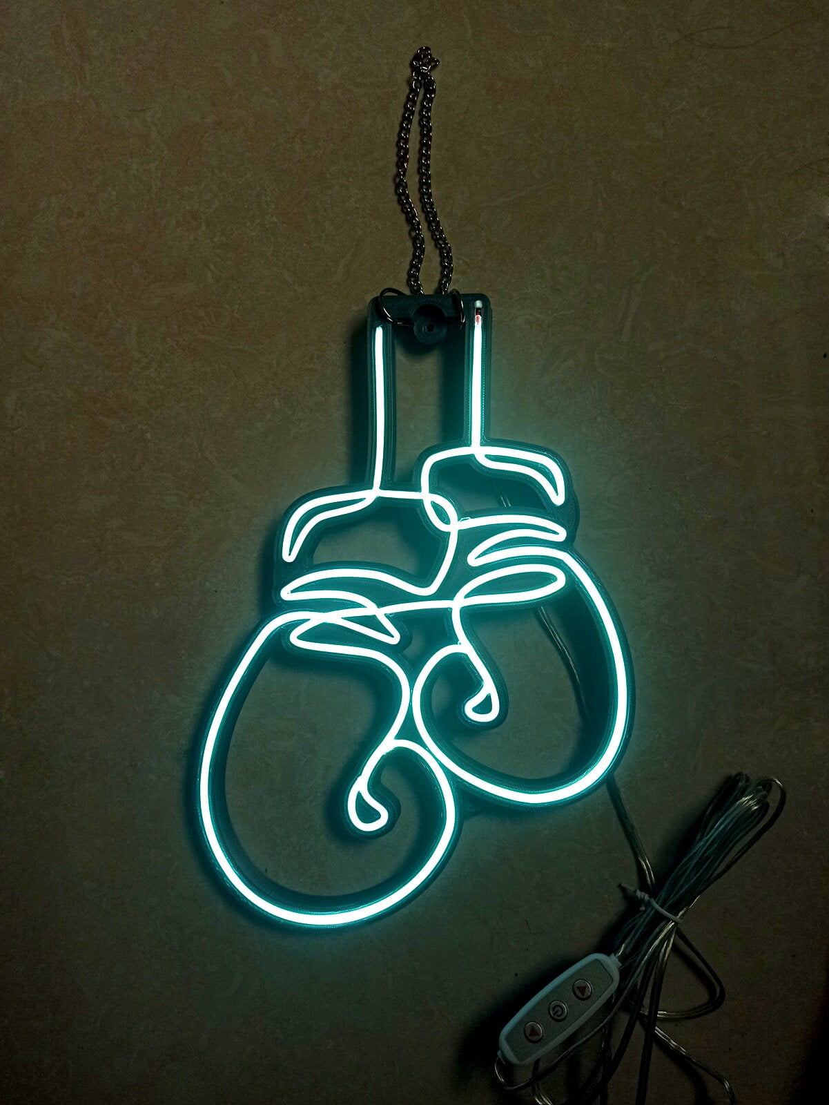 Boxing Glove Neon Sign, Boxing Glove Led Light, Boxing Glove Sign, LED ...