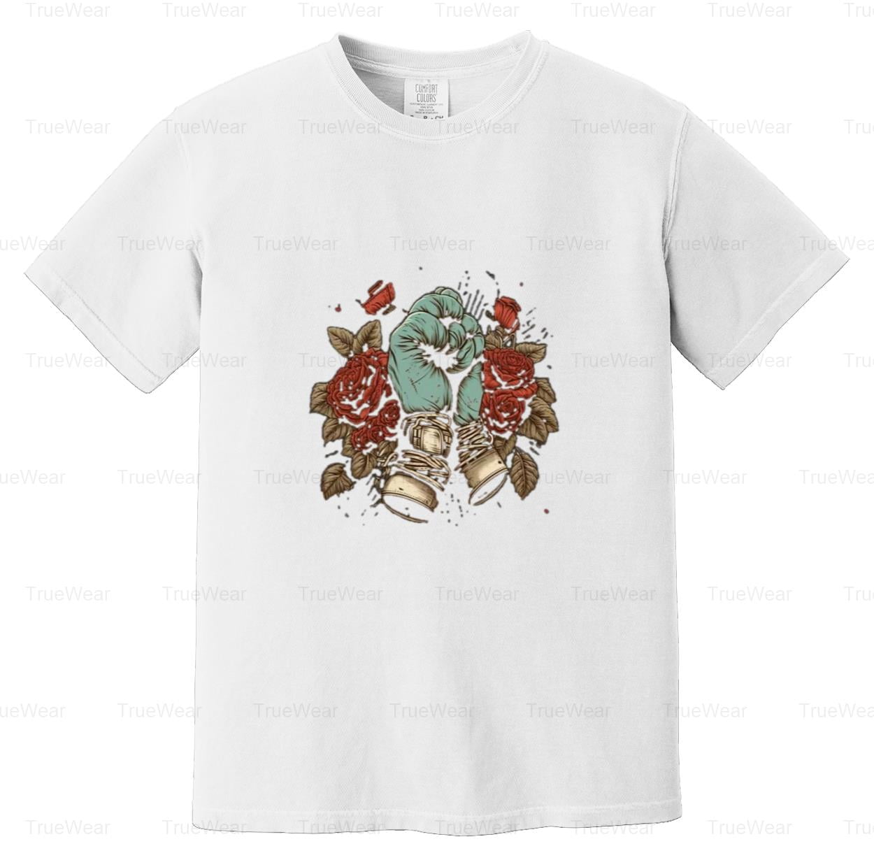 Boxing Glove, Roses, Tattoo Art Style, Fight, Sport, Combat, Flower ...