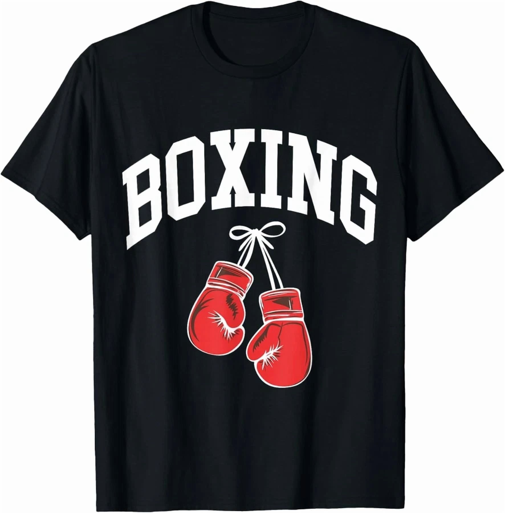 Boxing Gloves Boxer Athlete Combat Sports Training Graphic Print Shirt ...