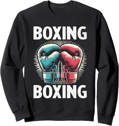 Boxing Gloves Boxing Match Boxer Fighter Boxers Sweatshirt - Walmart.com