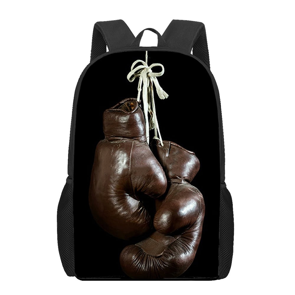 Boxing Gloves Cool Style 3D Print Bag for Teenager Backpack Book Bags ...
