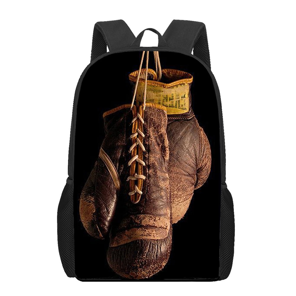Boxing Gloves Cool Style 3D Print Bag for Teenager Backpack Book Bags ...