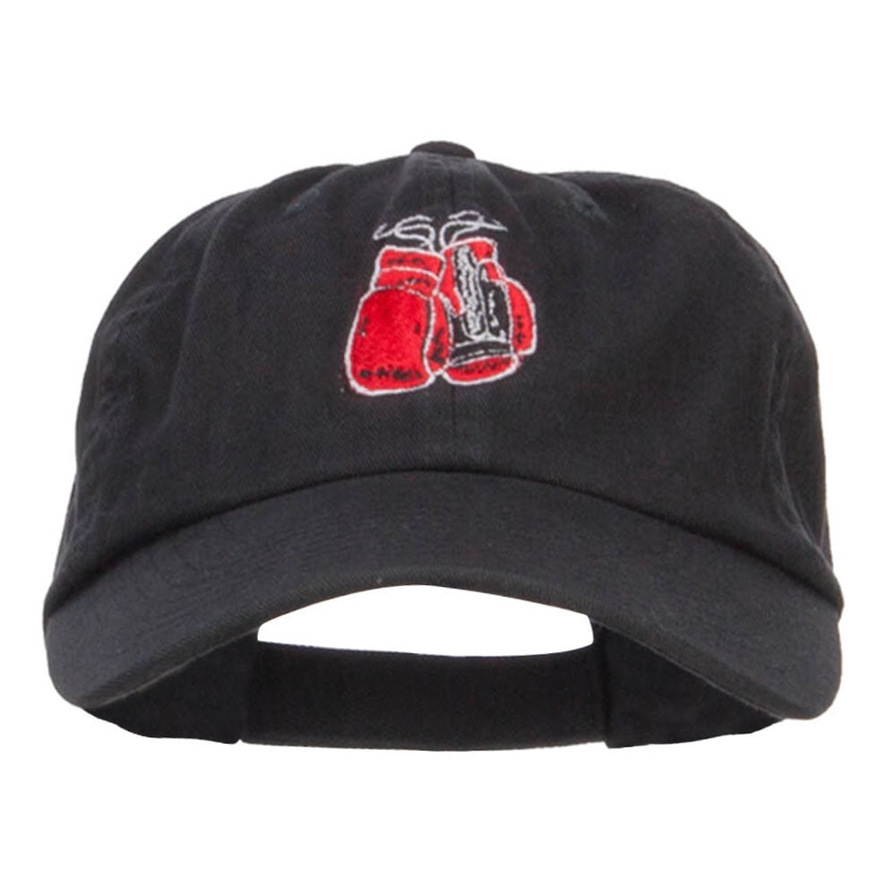 Boxing Gloves Embroidered Low Profile Cap - Black OSFM - Walmart.com