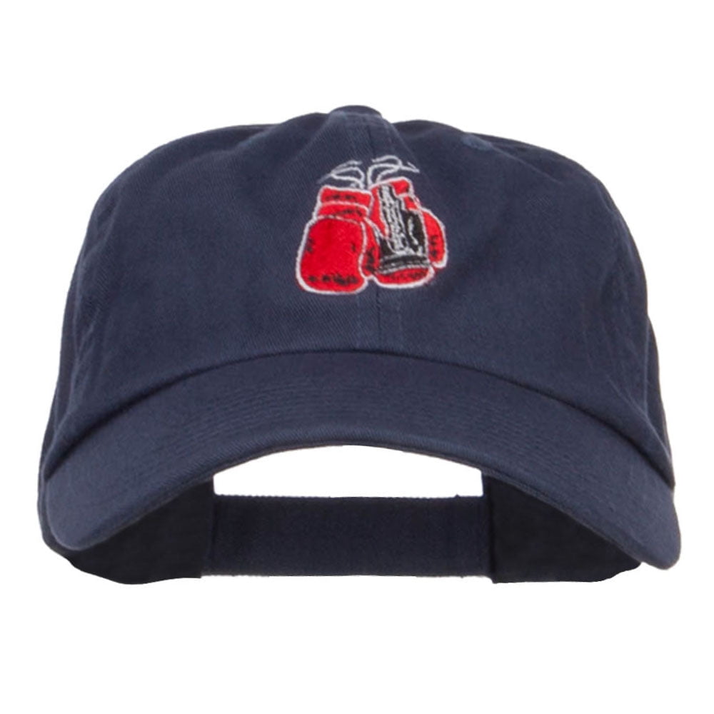 Boxing Gloves Embroidered Low Profile Cap - Navy OSFM - Walmart.com