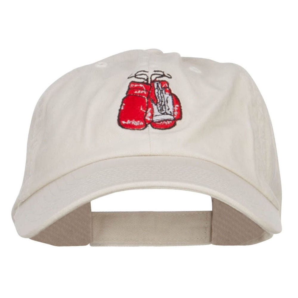 Boxing Gloves Embroidered Low Profile Cap - Putty OSFM - Walmart.com
