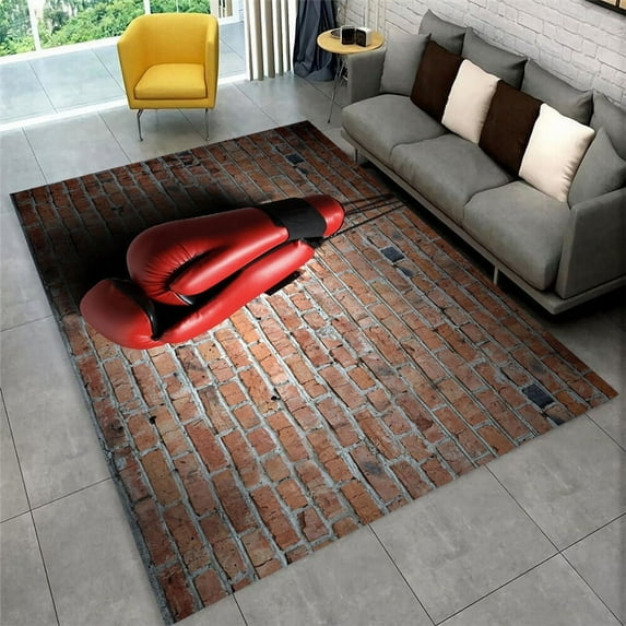 Boxing Gloves Fight Carpet Living Room r Rug Sofa Mat Kids Bedroom ...