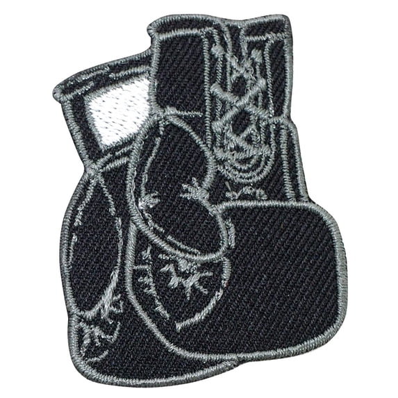 Boxing Gloves Iron On Patches For Clothing Embroidered Applique Patch ...