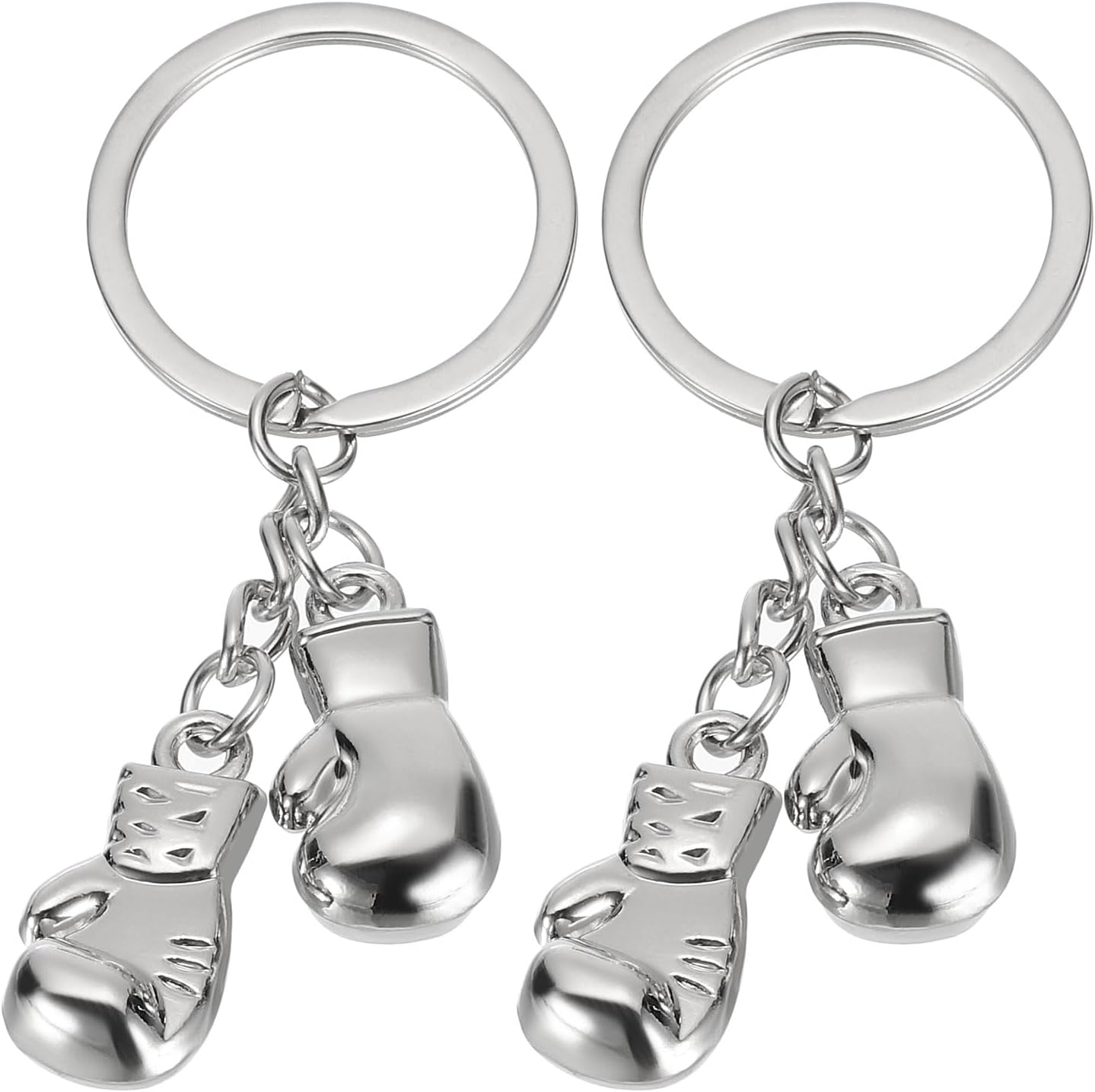 Boxing Gloves Keychain, 2 Pack Mini Cute Sports Boxing Key Chain Sport ...