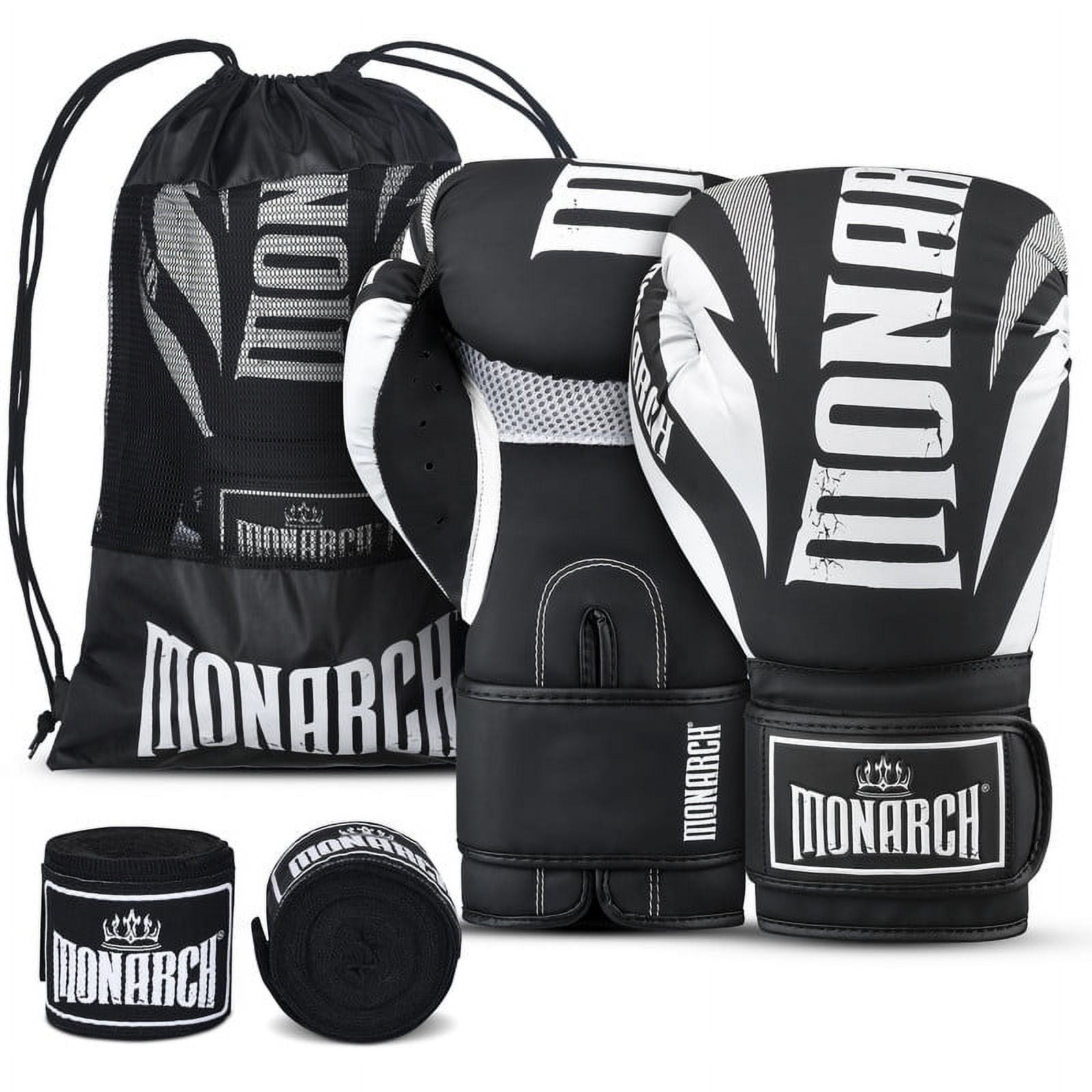 Boxing Gloves Men Women with Hand Wraps for Boxing, Muay Thai ...