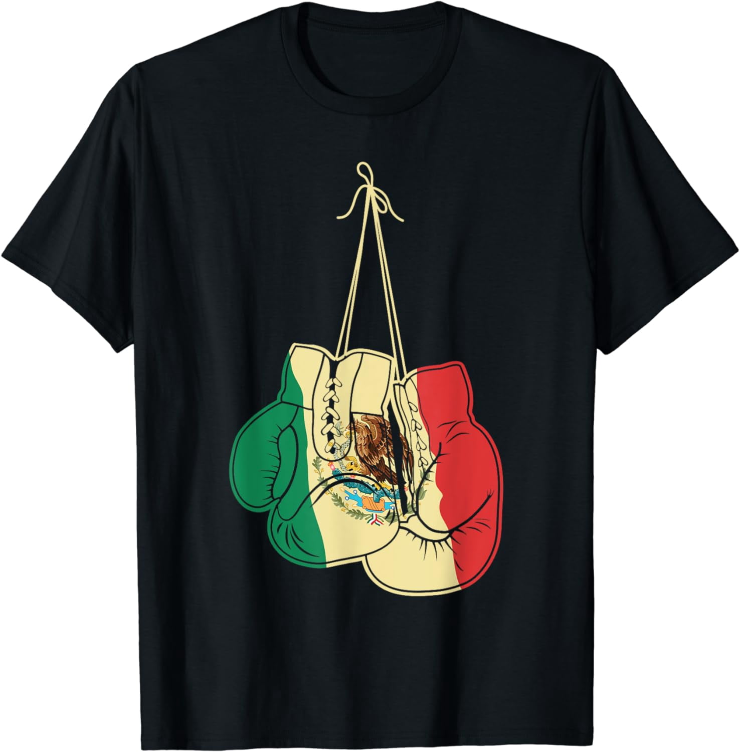 Boxing Gloves Mexican Flag Mexico Boxer Coach Gift T-Shirt - Walmart.com