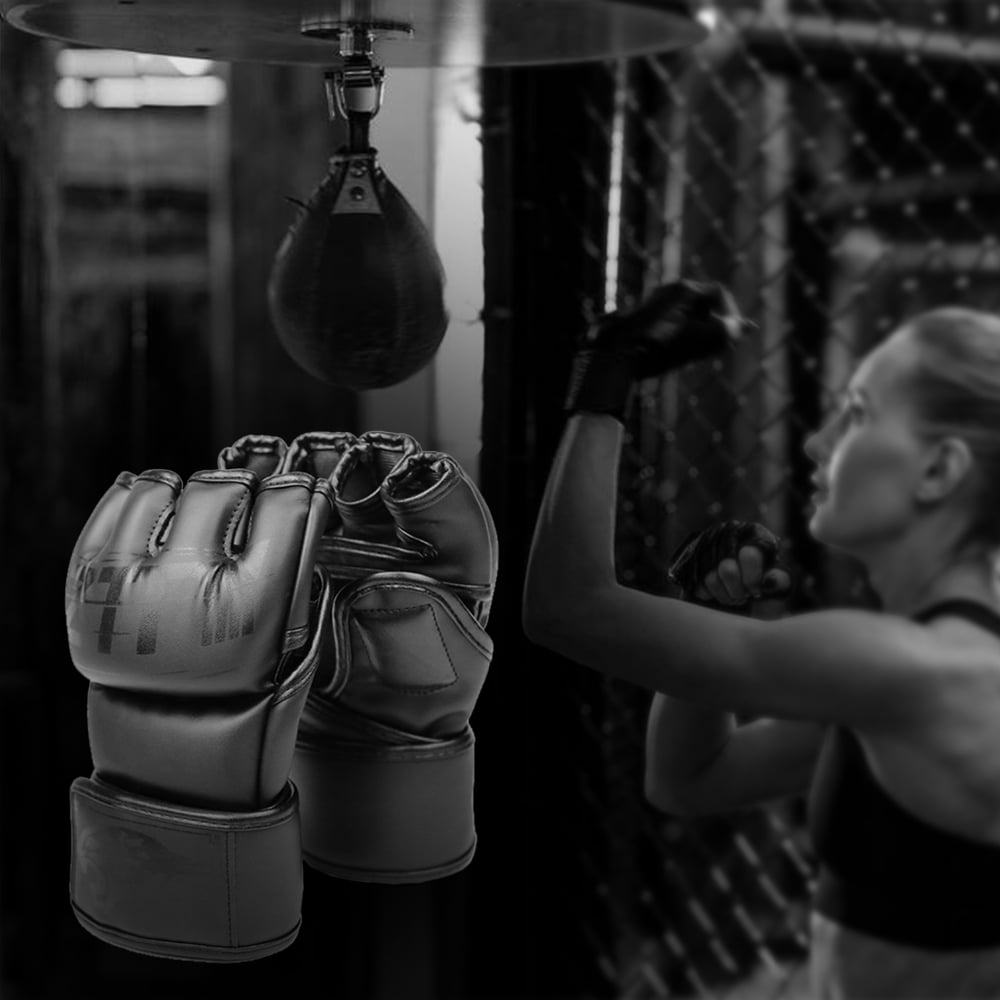 Boxing Gloves,Palm Muay Thai Men Women With Open Palm Muay Women With ...