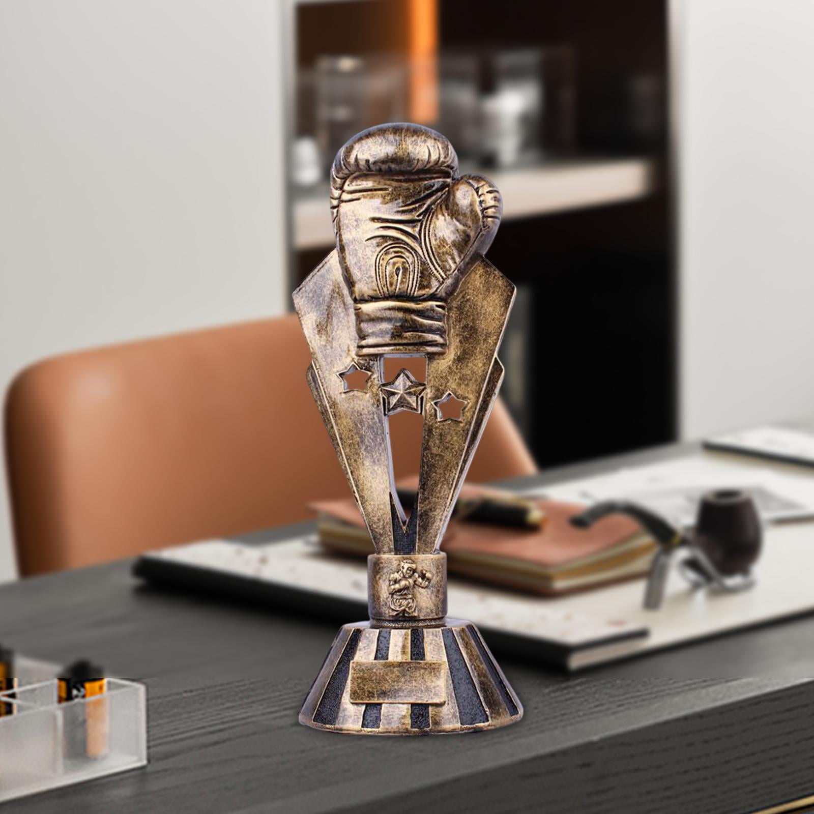Boxing Gloves Trophy, Boxing Glove Sculpture Boxing Award Collectible ...