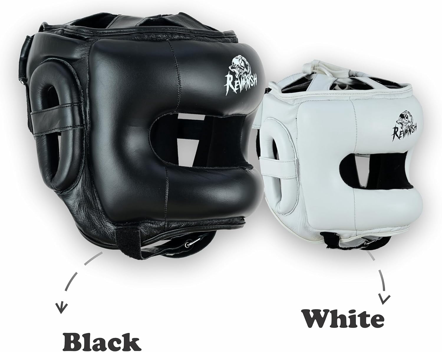 Boxing Headgear for Men and Women Genuine Leather Sparring Head Guard ...