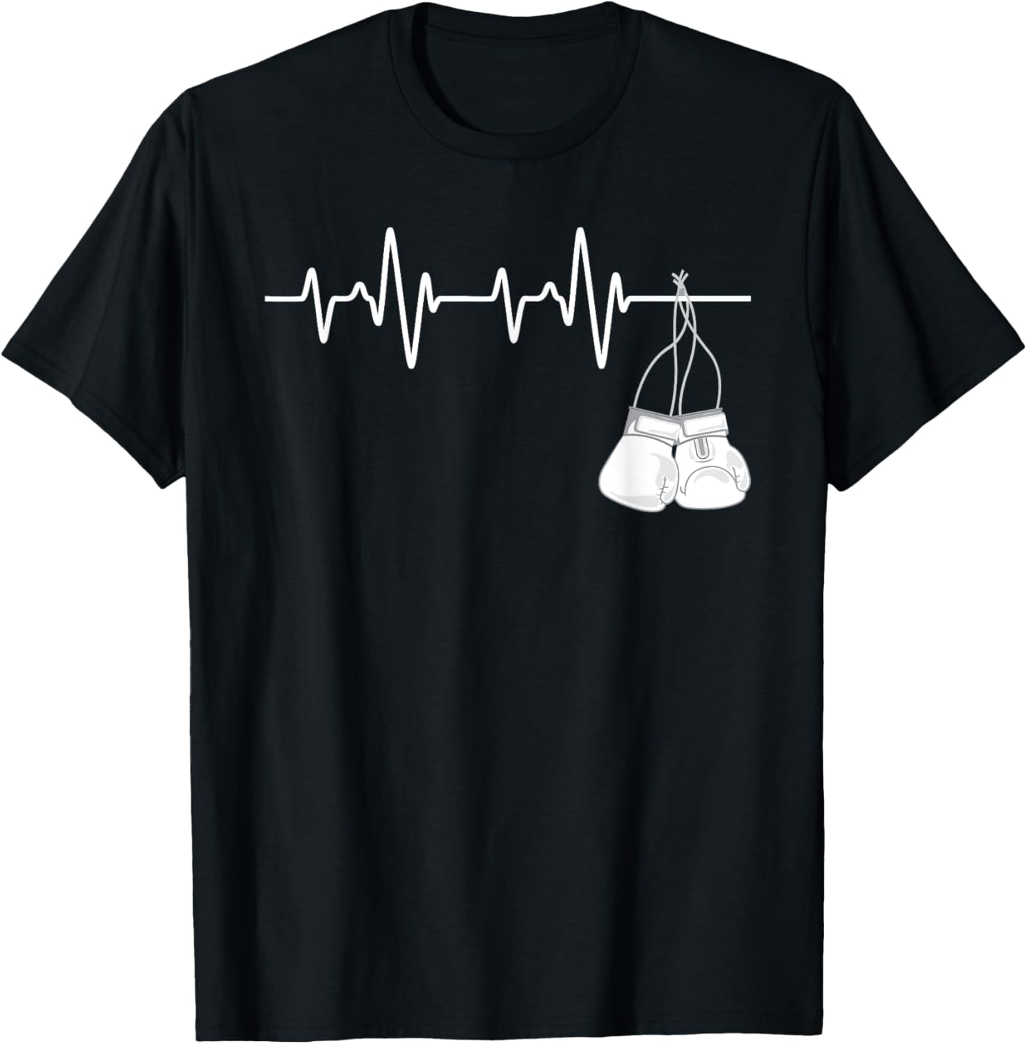 Boxing Heartbeat - Boxing Lover Boxer Kickboxing Fan T-Shirt - Walmart.com