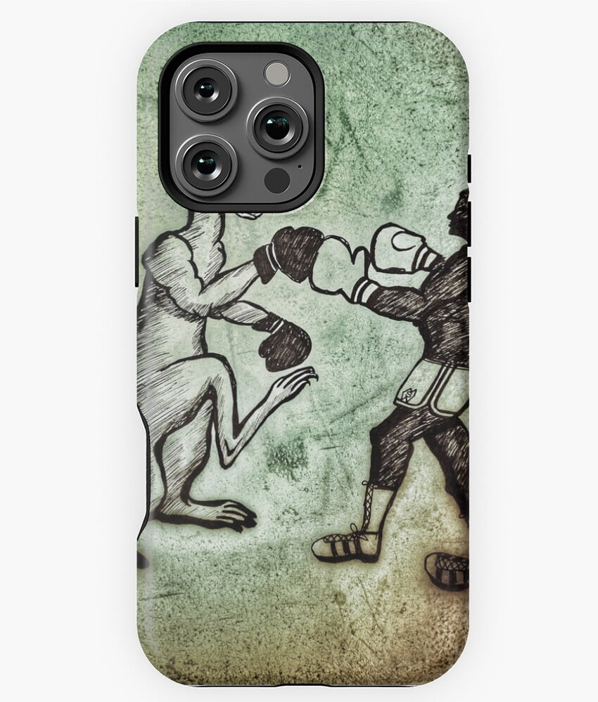 Boxing Kangaroo Australian Animal Phone Case for iPhone 16 15 14 13 12 ...