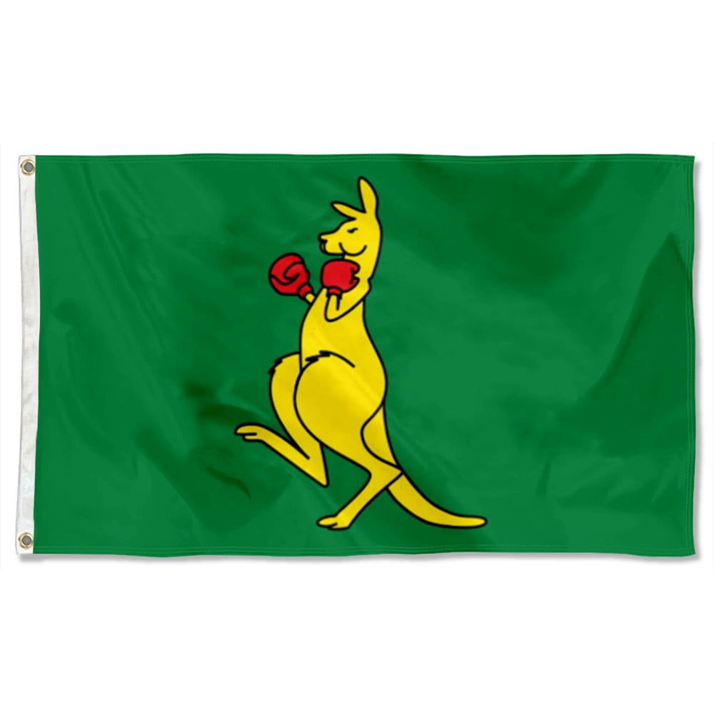 Boxing Kangaroo Flags Polyester 3x5 FT banner - Walmart.com