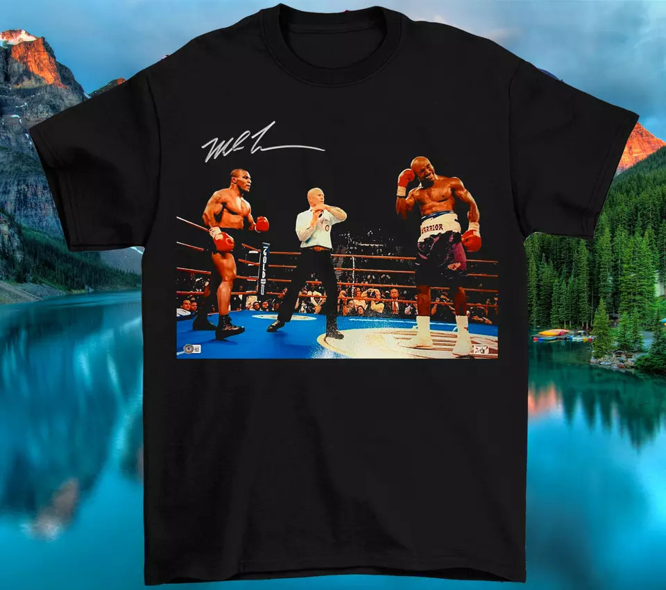 Boxing Legend Historic Ear Bite Black Shirt - Walmart.com