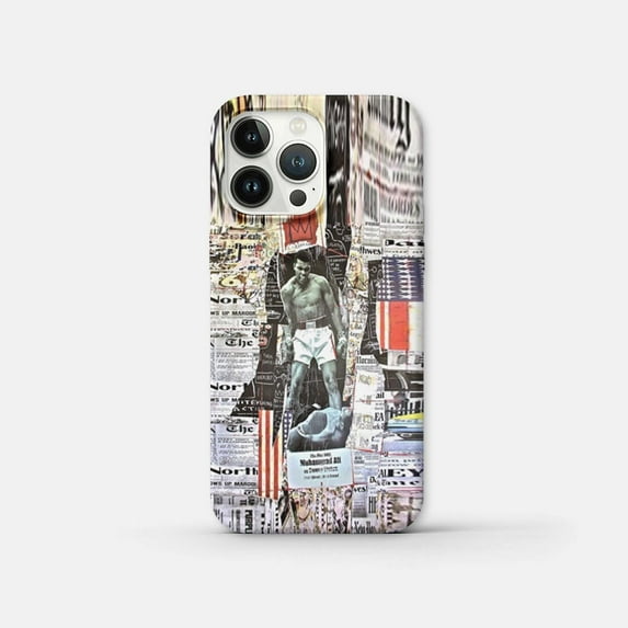 Boxing Legend Phone Case Retro Fighter Art for iPhone 17 11 12 13 14 15 ...