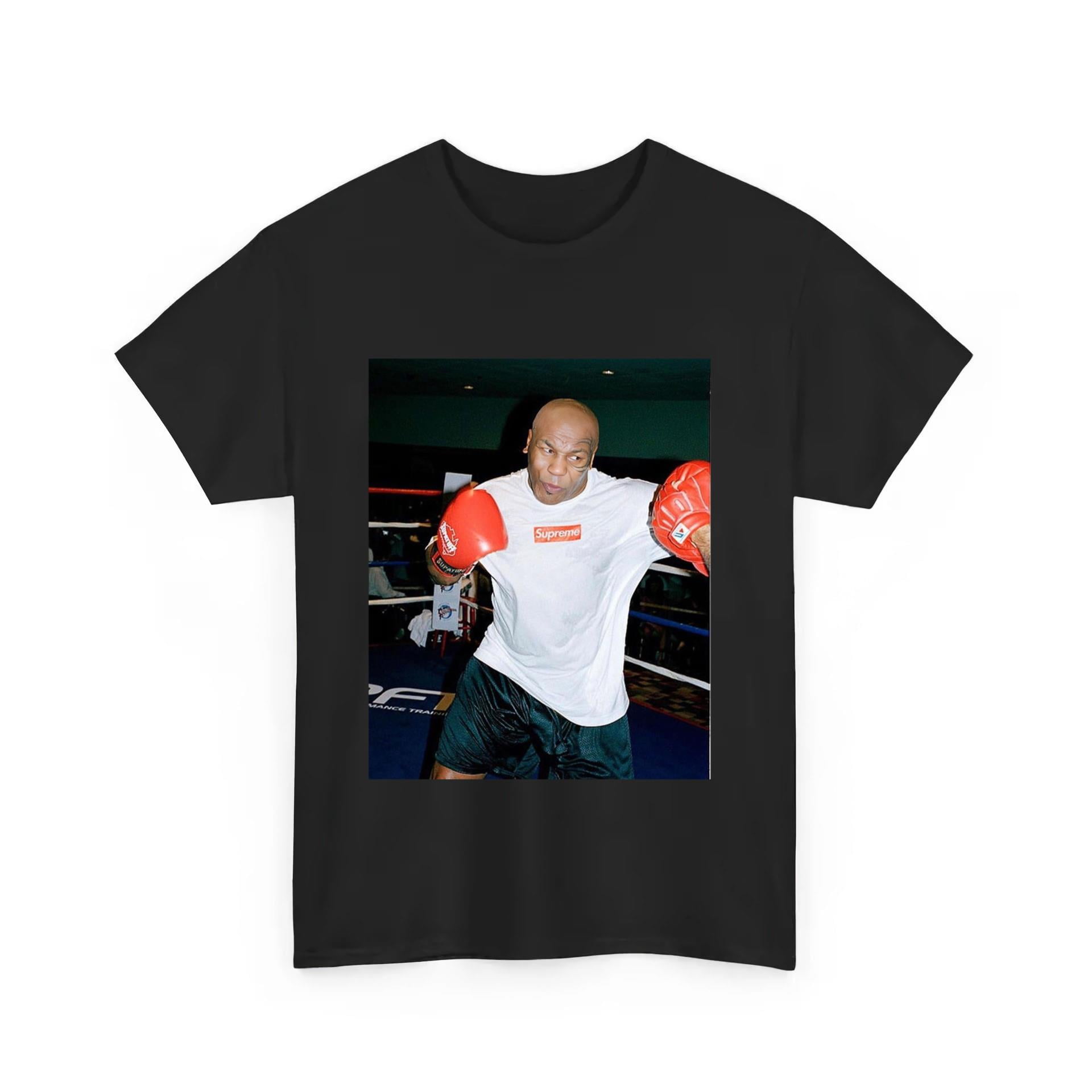 Boxing Legend Wearing Iconic T-Shirt, Boxing Event Graphic Shirt ...
