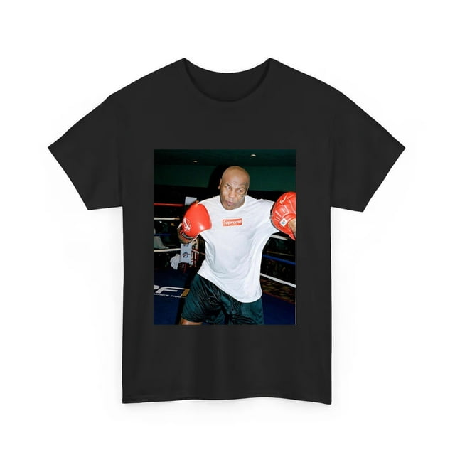 Boxing Legend Wearing Iconic T-Shirt, Boxing Event Graphic Shirt ...