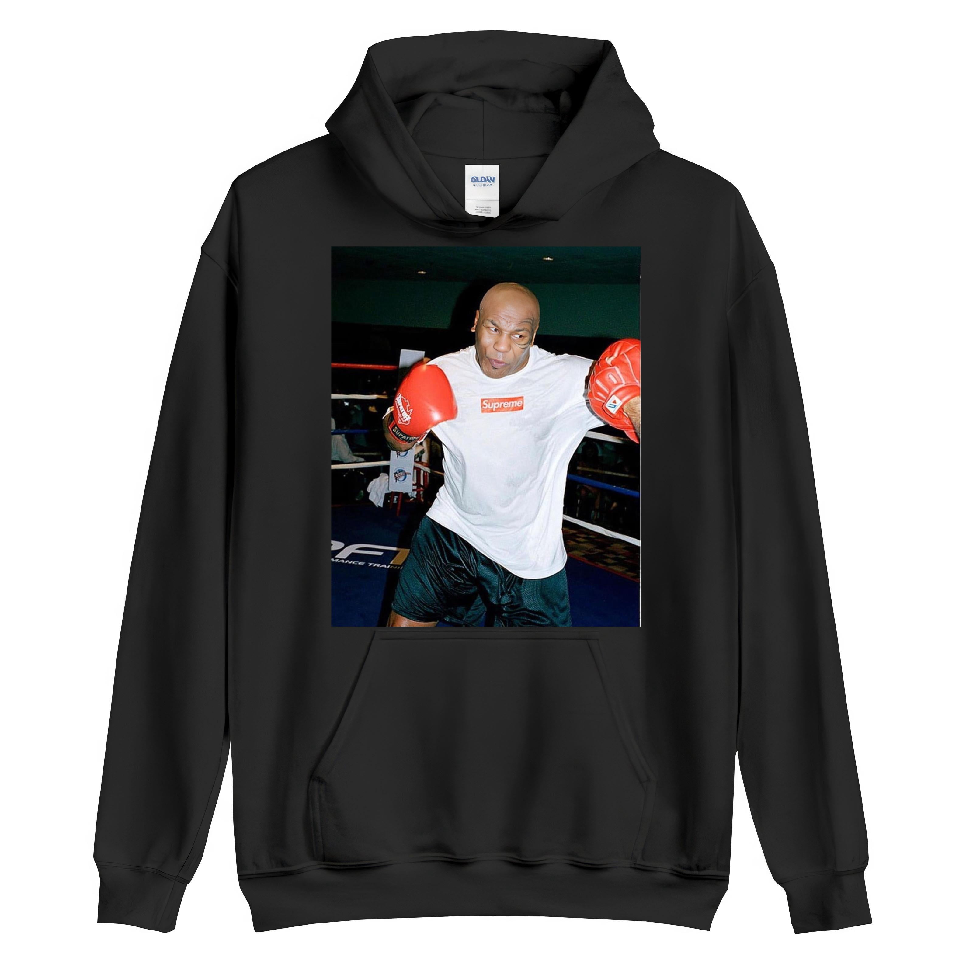 Boxing Legend Wearing Iconic T-Shirt, Boxing Event Graphic Shirt ...