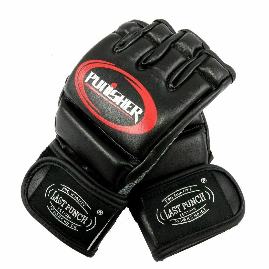 Boxing MMA Gloves Grappling Punching Bag Training Kickboxing Fight ...