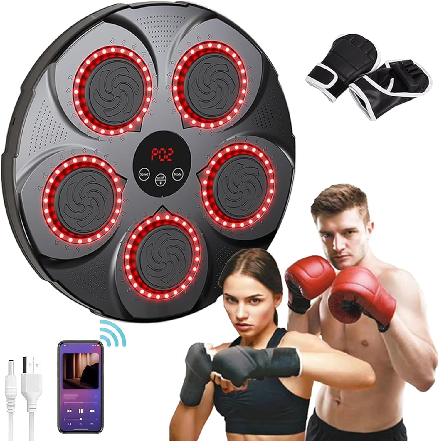 Boxing Machine,Electronic Music Boxing Machine,Boxing Training Punching ...